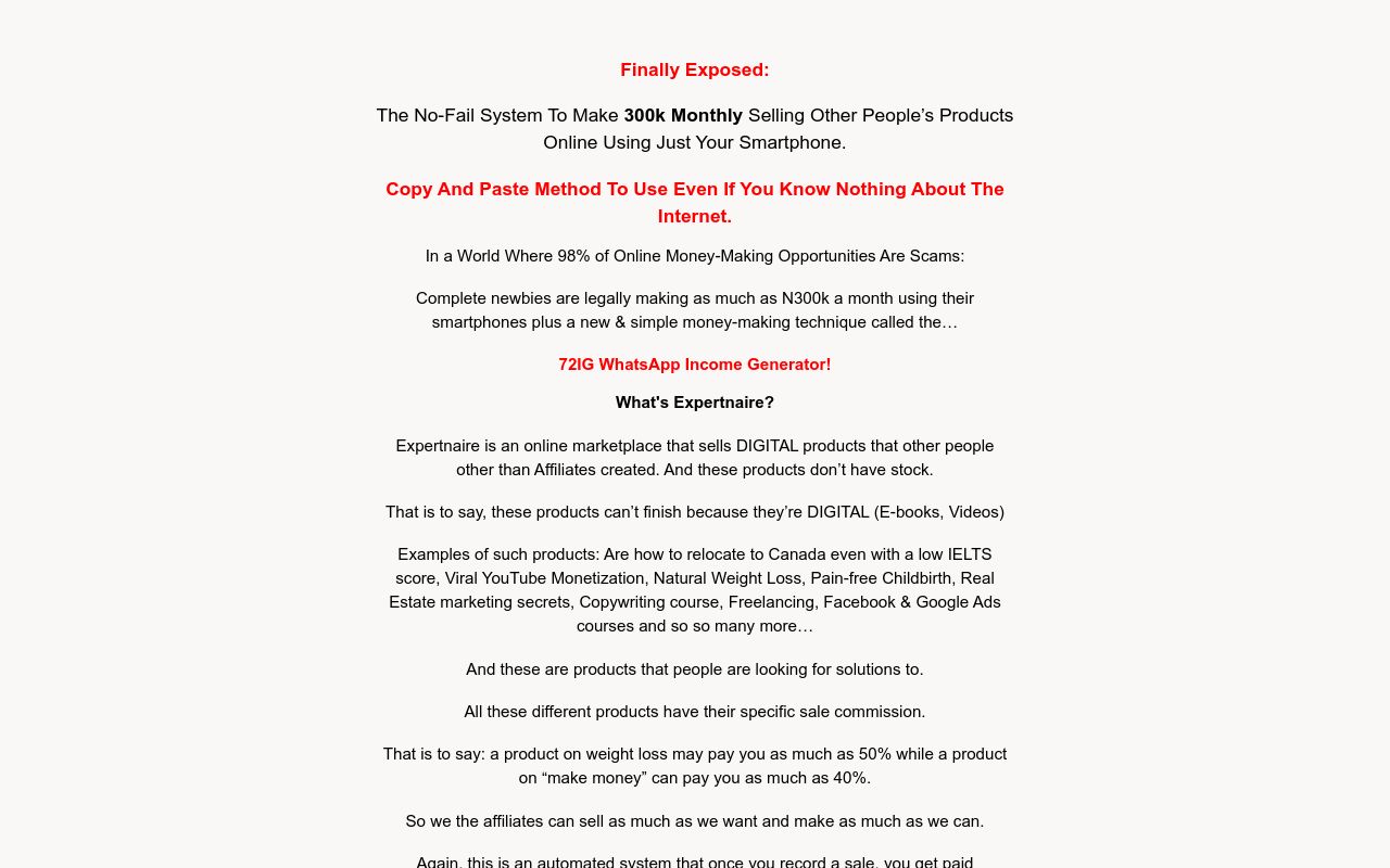 Expertnaire 72 ig course